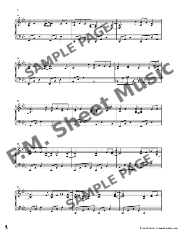 Movement (Late Intermediate Piano) By Hozier - F.M. Sheet Music - Pop Arrangements by Jennifer ...